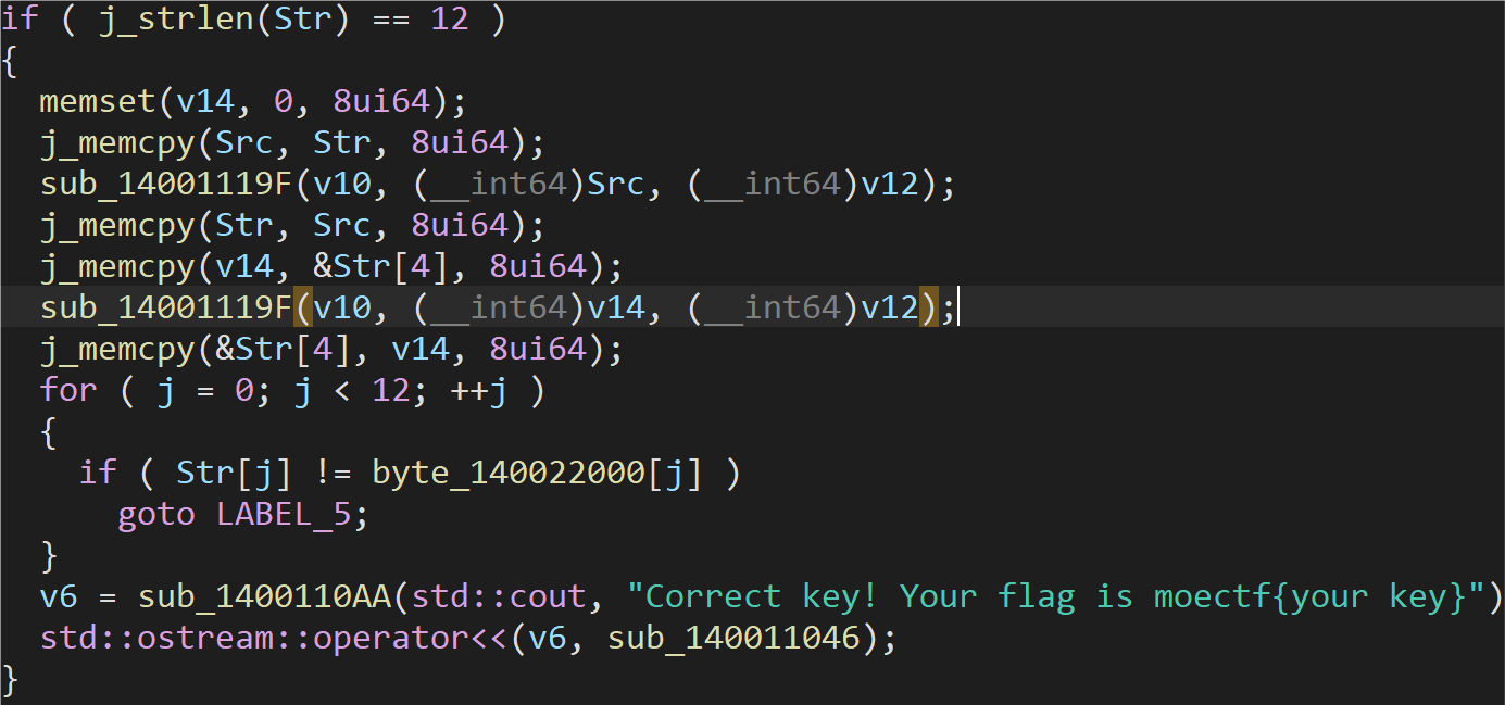 MoeCTF 2024 Reverse | Ordirehv's Blog